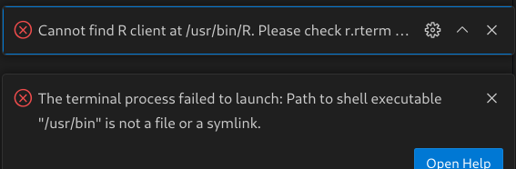 Fedora, set R path · microsoft vscode-discussions · Discussion #894 · GitHub