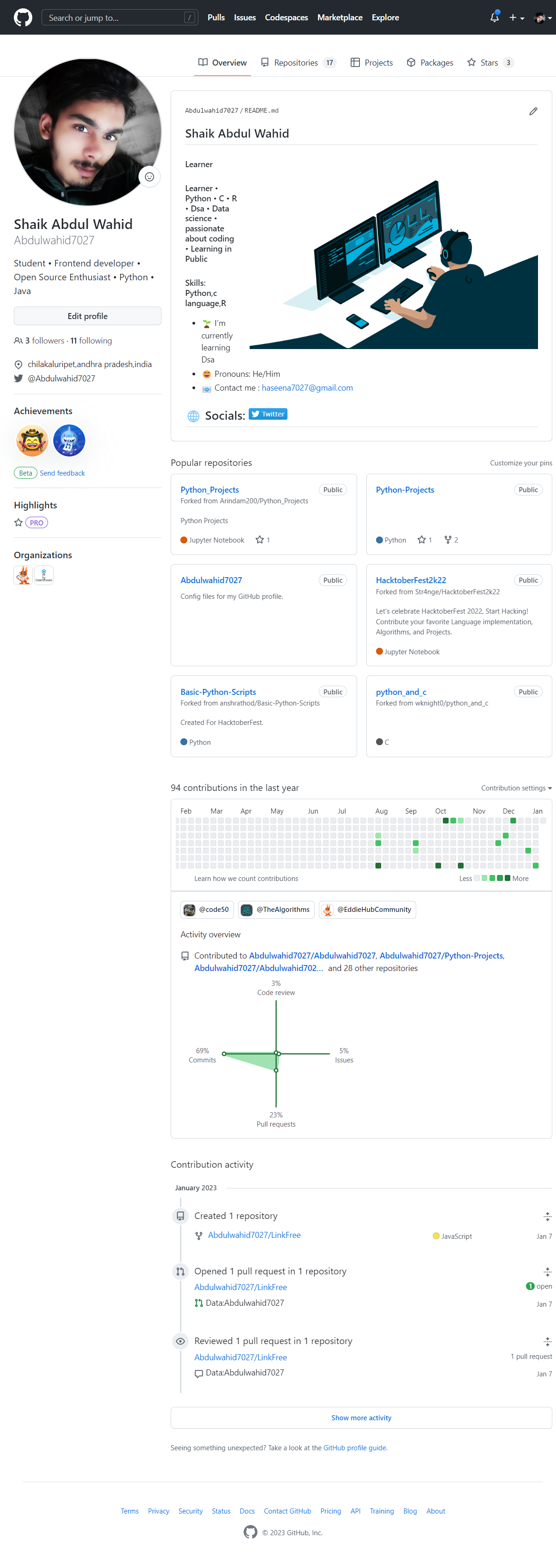 Profile Addition · Issue 1628 · Eddiehubcommunityawesome Github Profiles · Github