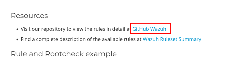 Github ruleset link is broken for 4.2 · Issue #4432 · wazuh/wazuh-documentation · GitHub