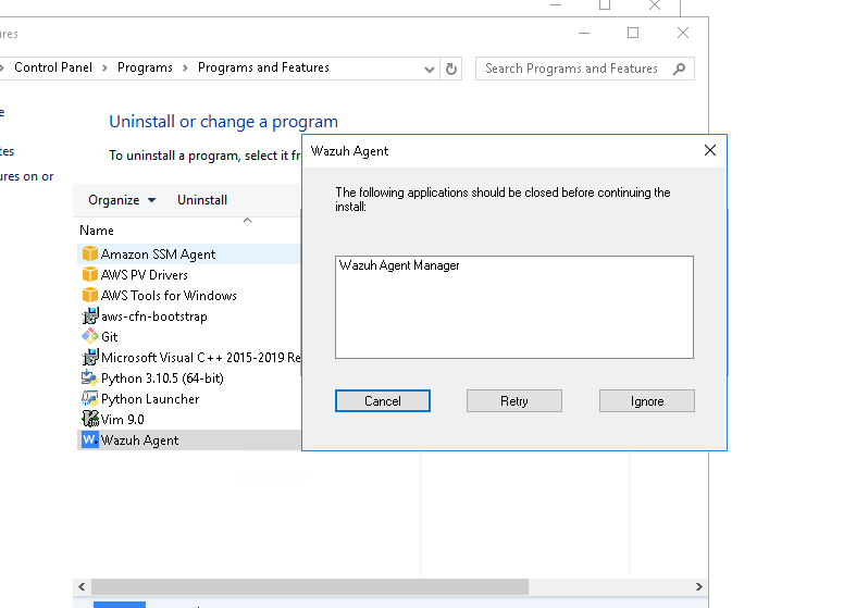 Windows agent MSI installer disables Restart Manager and closes GUI ...