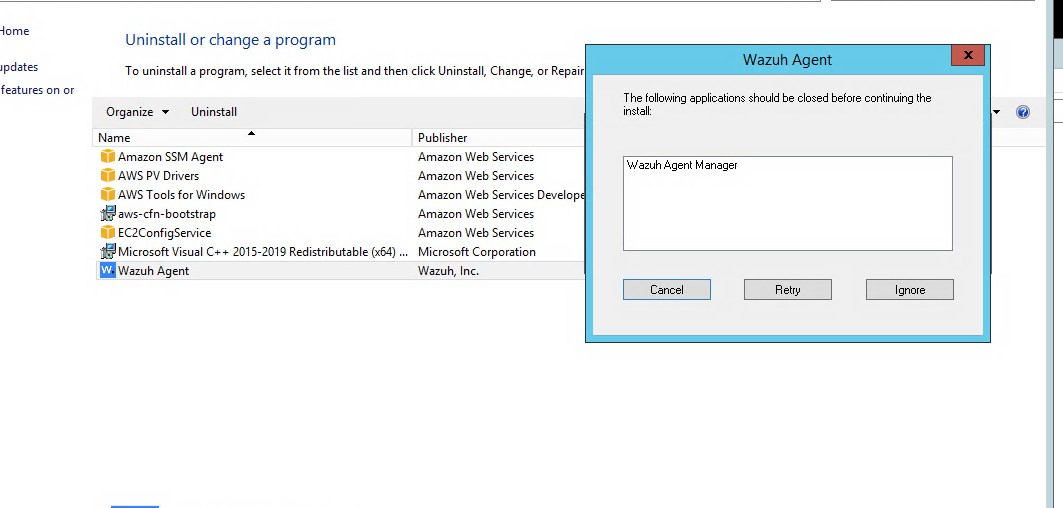 Windows agent MSI installer disables Restart Manager and closes GUI ...