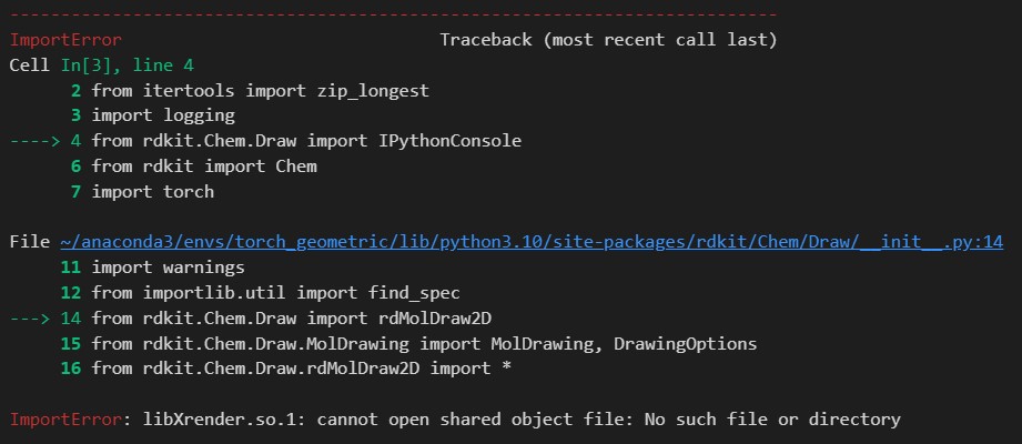 Error Importing Chem.Draw due to absence of rdMolDraw2D · Issue #6215 · rdkit/rdkit · GitHub