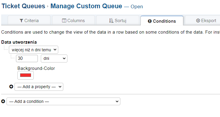Multiple "Create Date" conditions for "more than n days ago" not saving days properly · Issue ...