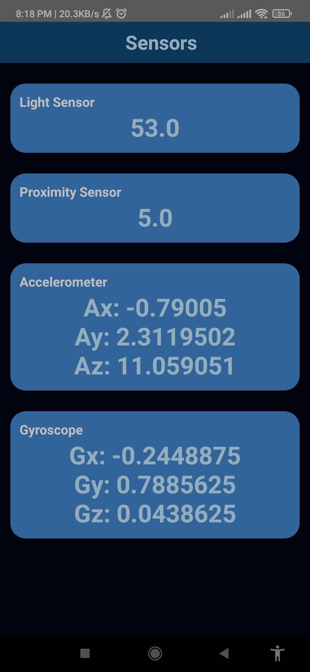 GitHub - Neloy-Barman/Sensor-Capture: This is the 1st task of my stepping into a app development ...