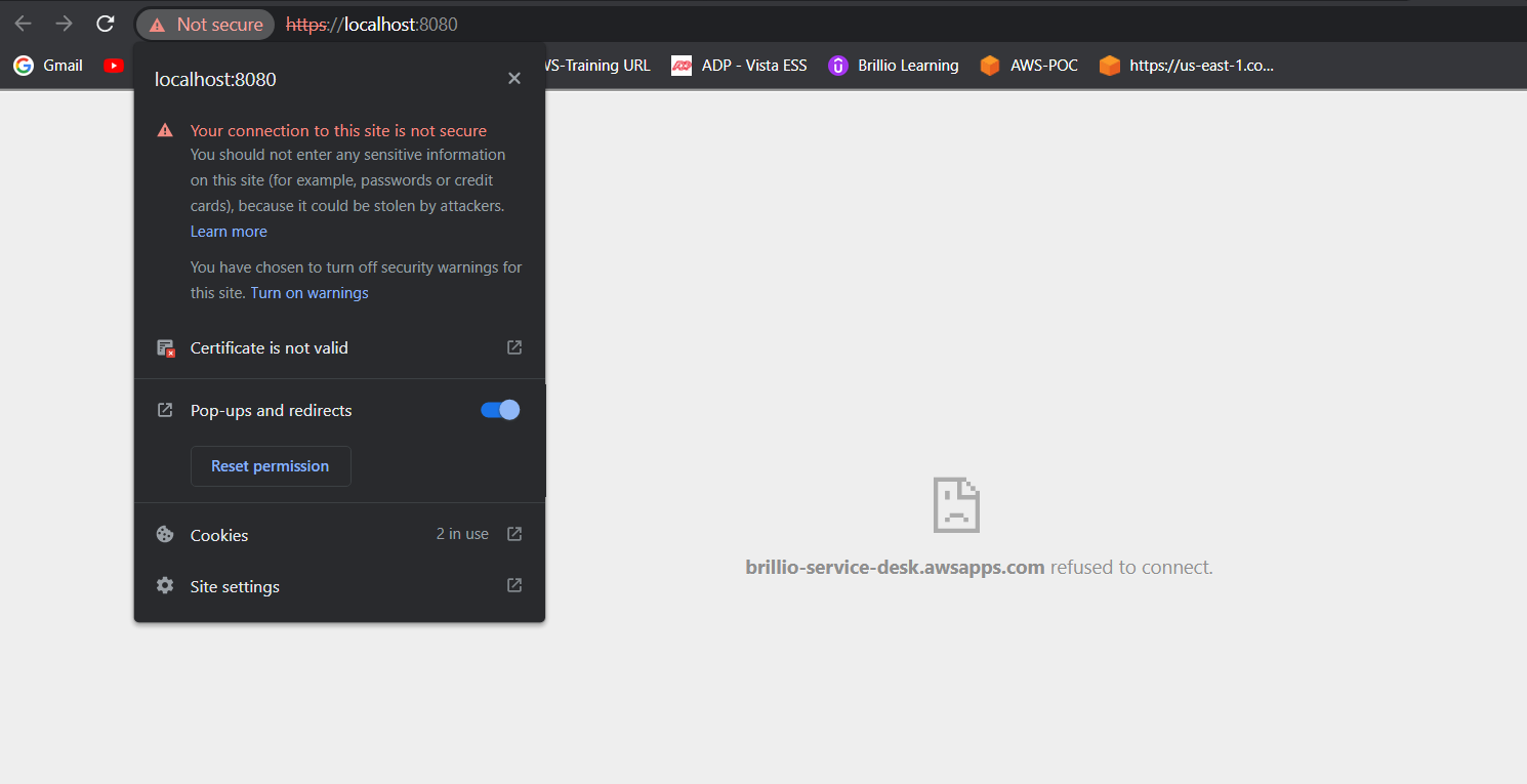 Facing Issue In Accessing The Chime Connect Demo Agent Portal · Issue 11 · Aws Samplesamazon 