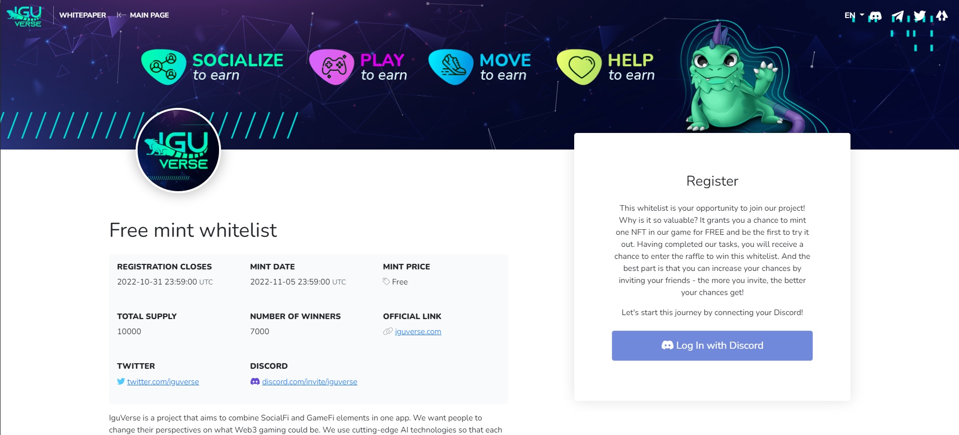 GitHub - senluet/igusoft: Automatic registration for iguverse raffle (https://iguverse.com ...