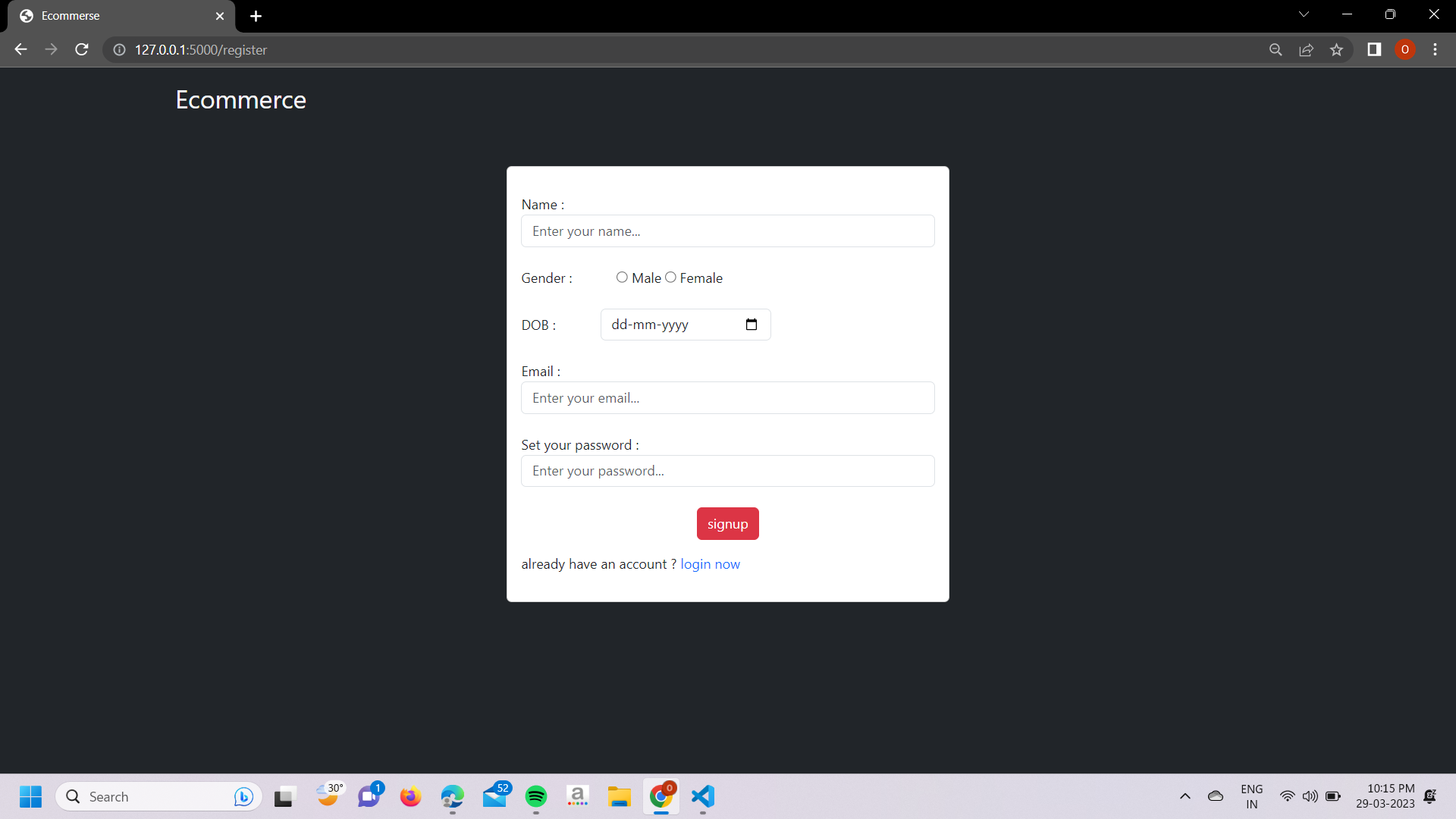 GitHub - obula-sai/Ecommerce