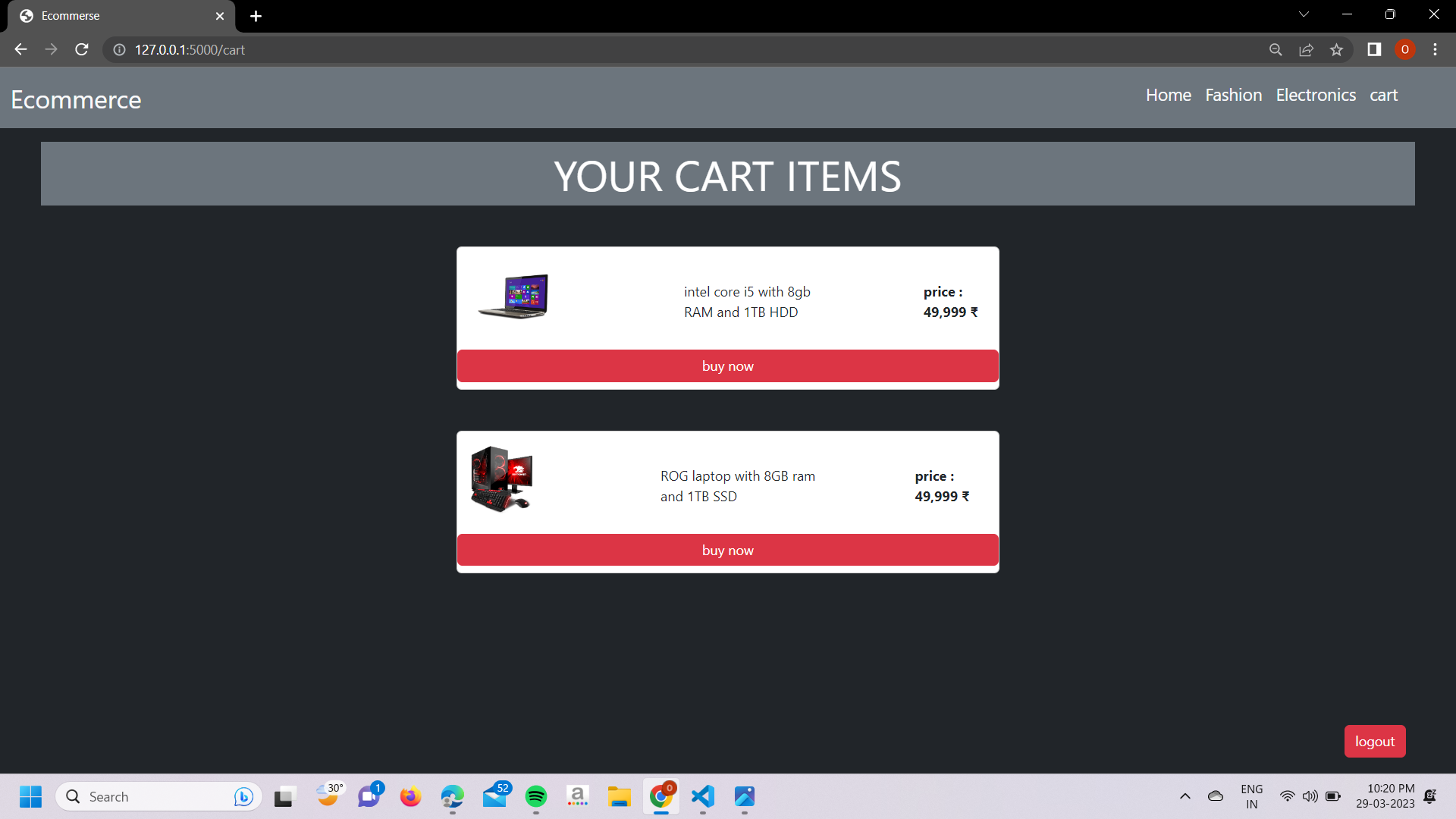 GitHub - obula-sai/Ecommerce