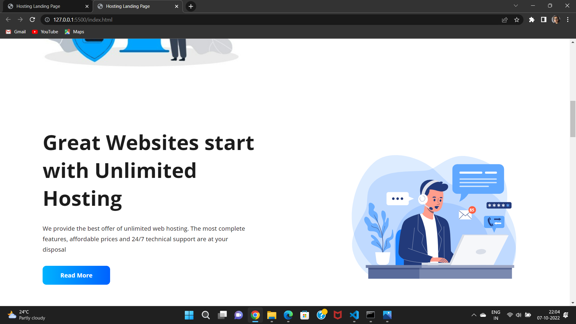 GitHub - Zareel/Hosting-Landing-Page11