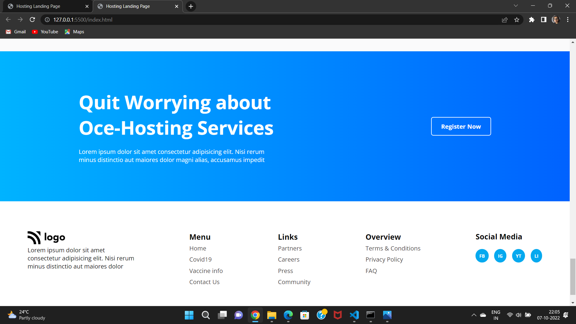 GitHub - Zareel/Hosting-Landing-Page11