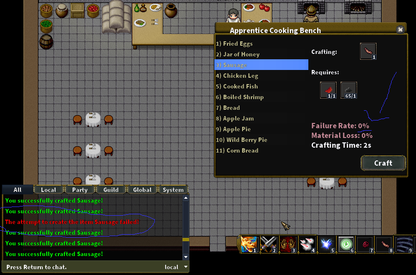 bug: Crafting Failure Rate 0% still activates fails · Issue #1569 ...