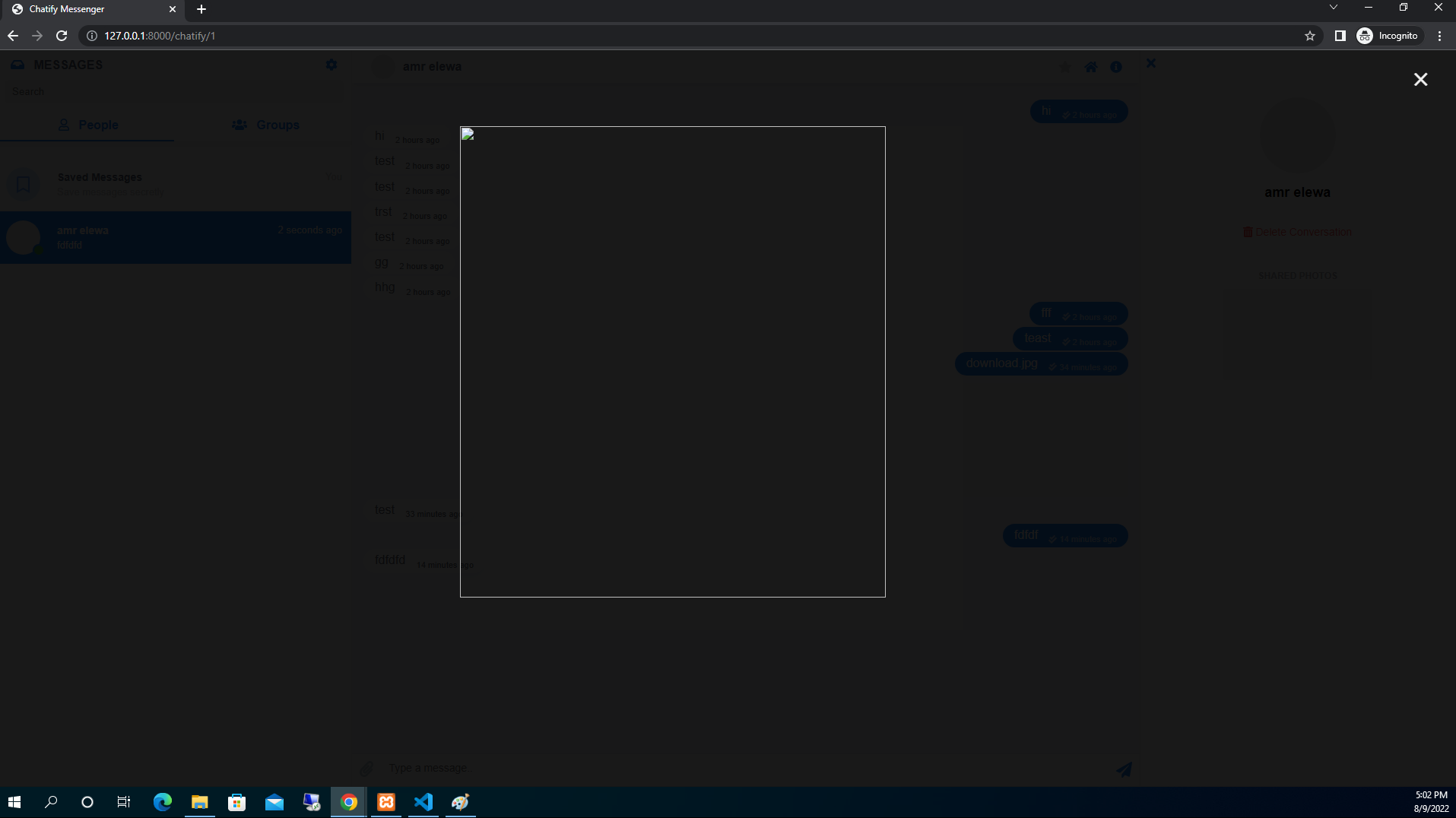 image attachments and profile picture not appear · Issue #203 · munafio/chatify · GitHub