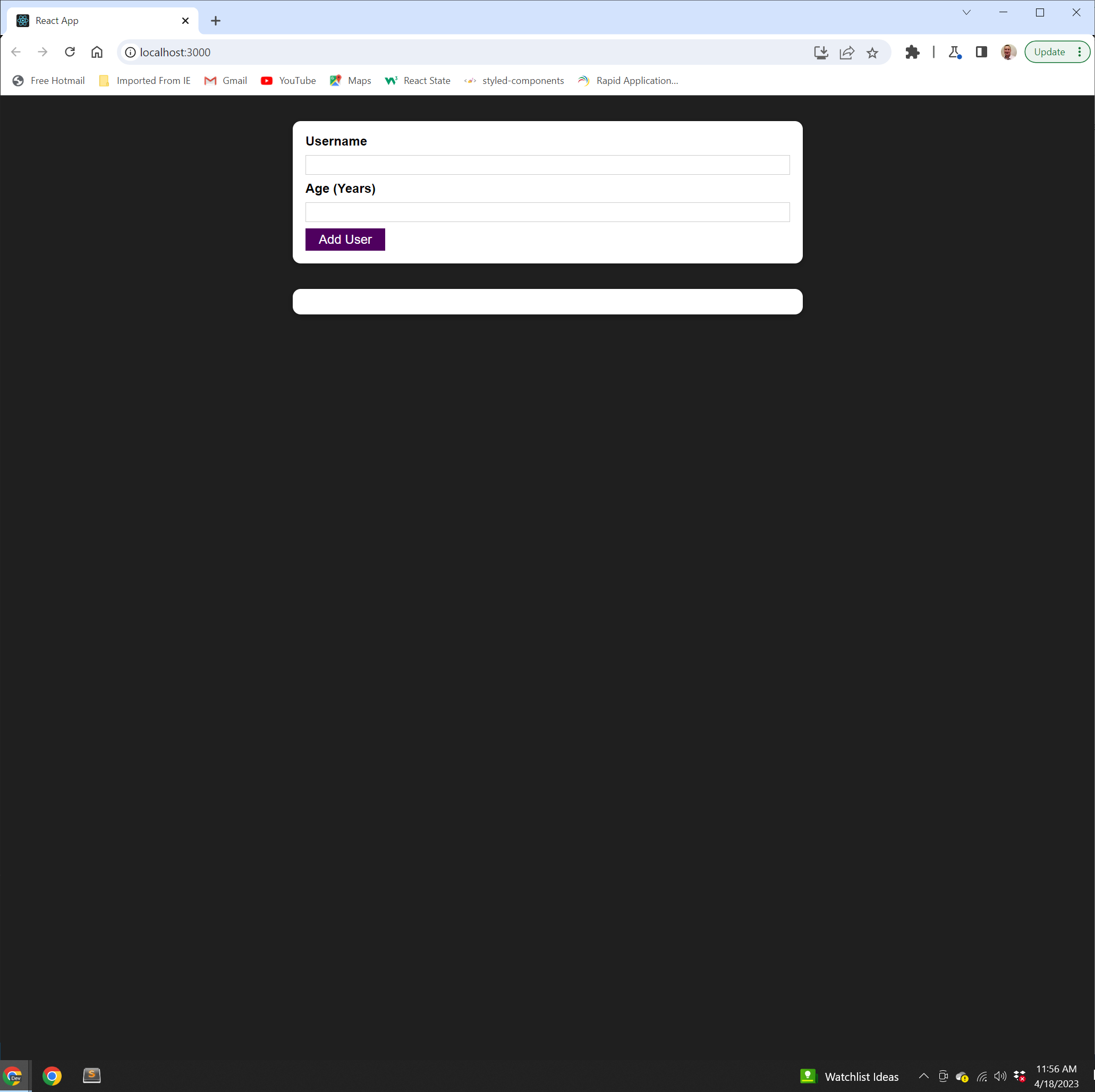 GitHub - JMishock/Name_Age_App