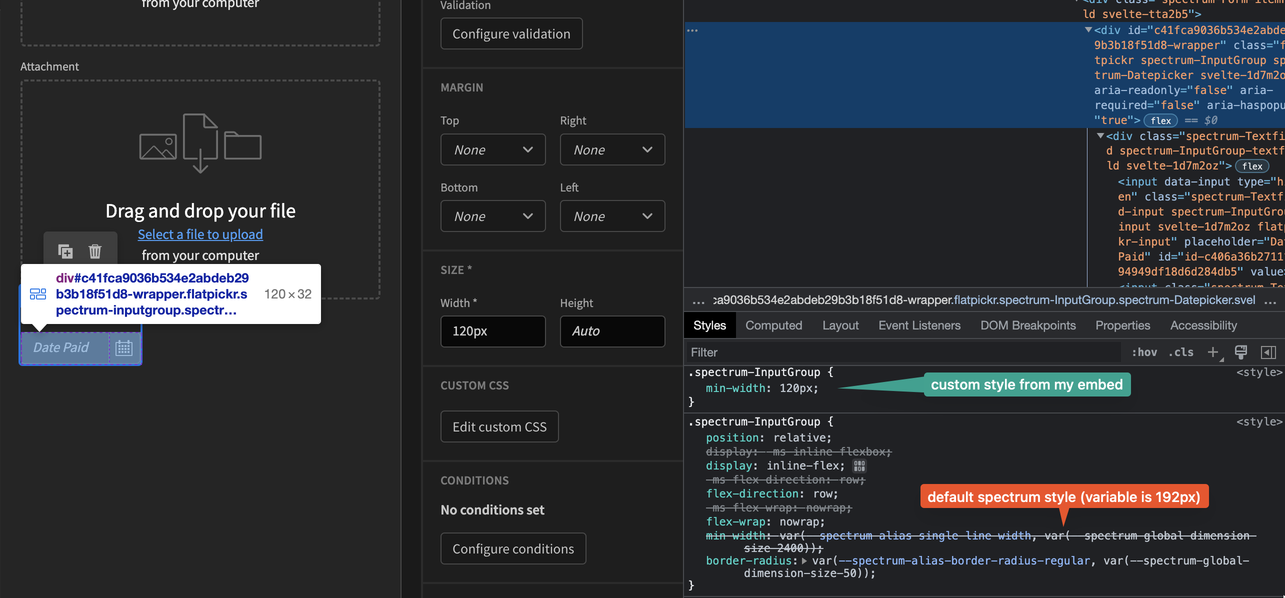 Decrease Width of Date Picker · Budibase budibase · Discussion #8995 · GitHub
