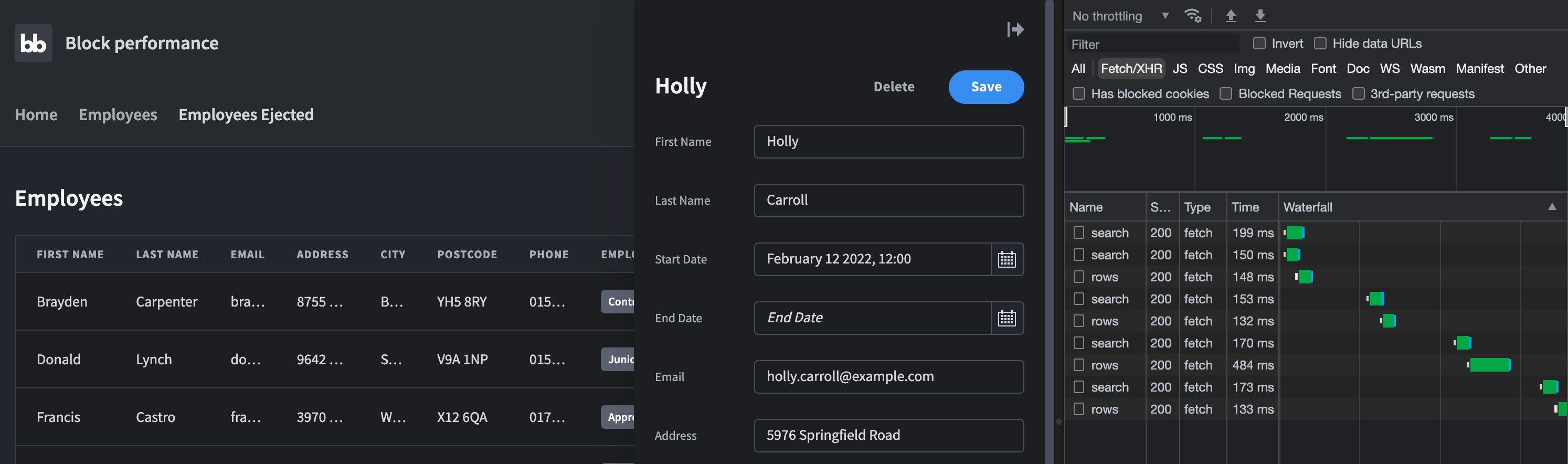 Side Panel - Details form block - Better Performance when Ejected · Budibase budibase ...