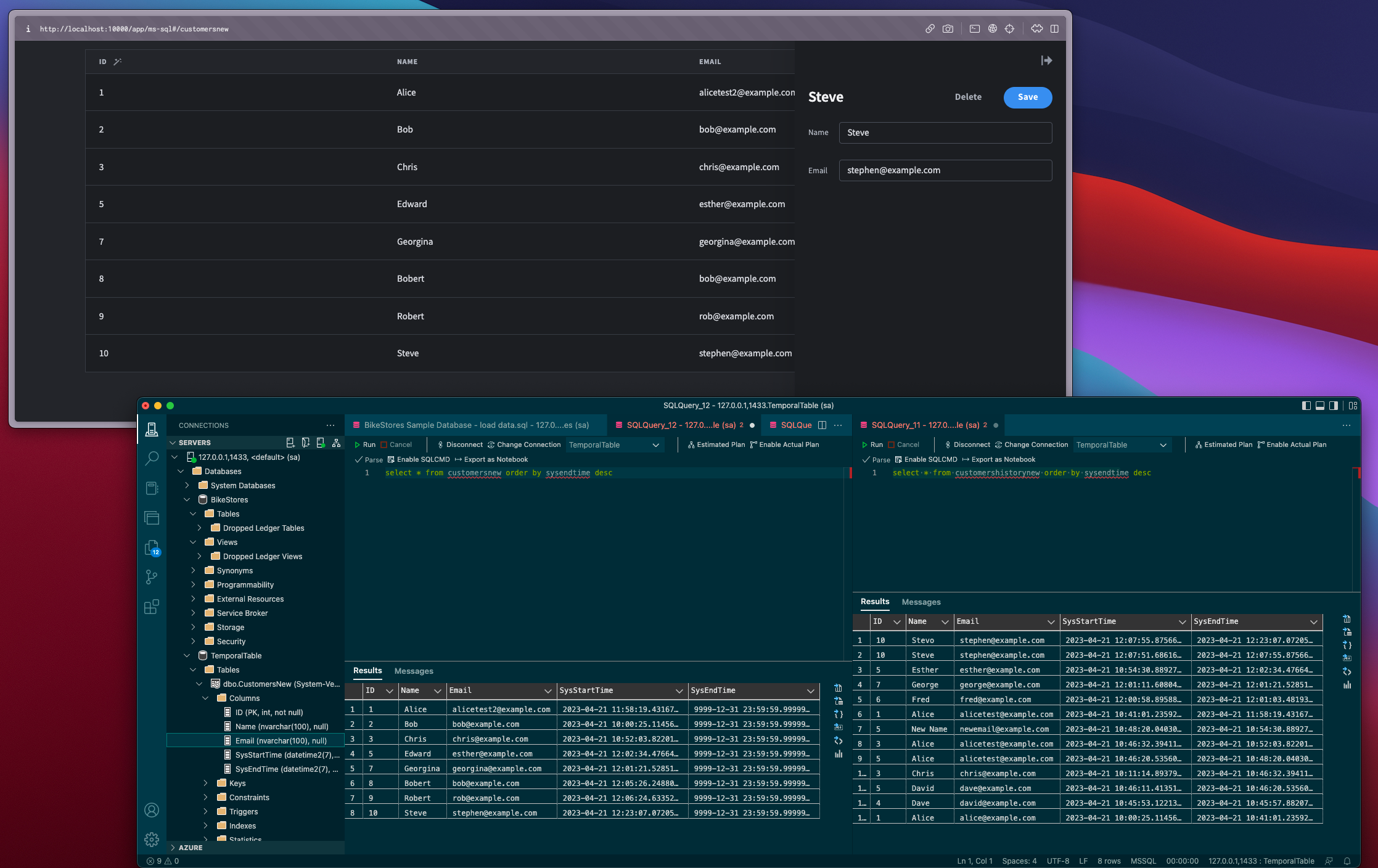 MSSQL Connection - Temporal tables · Budibase budibase · Discussion #10373 · GitHub