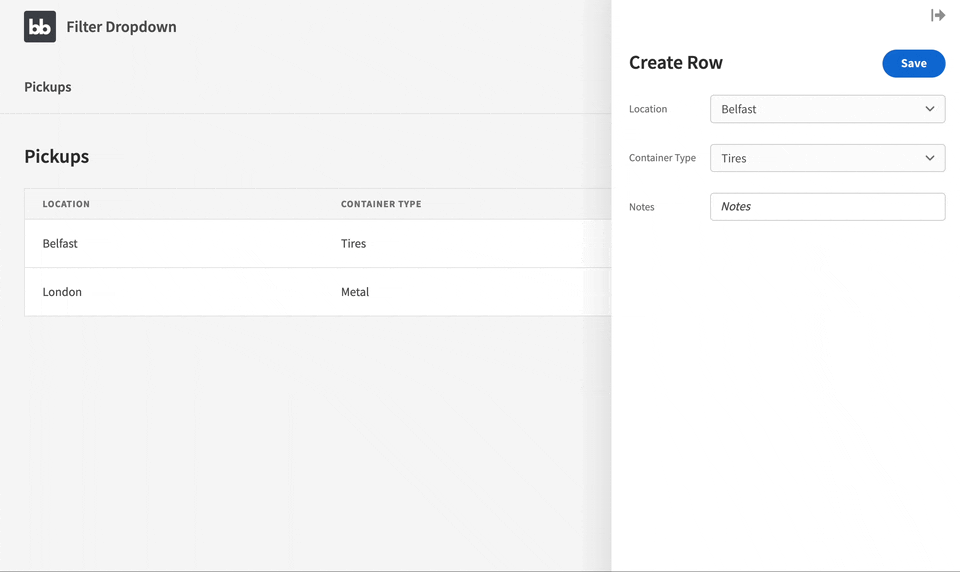 Update option picker 2 with values based on value in option picker 1 · Budibase budibase ...