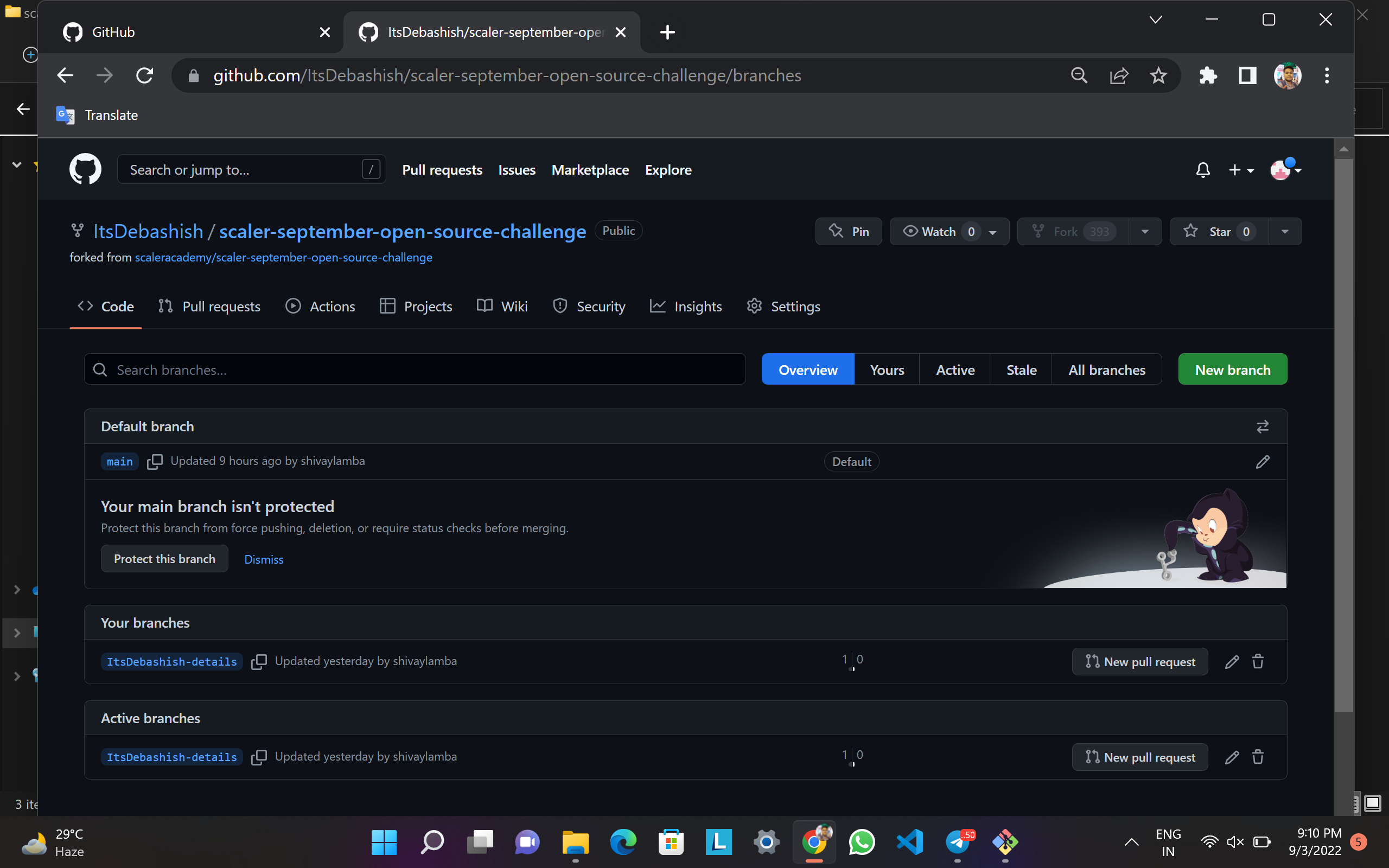 Challenge 1, 2, 3, 4, 5, 6, 7, 8 & 9 : Debashish#2188 · Issue #148 · scaleracademy/scaler ...