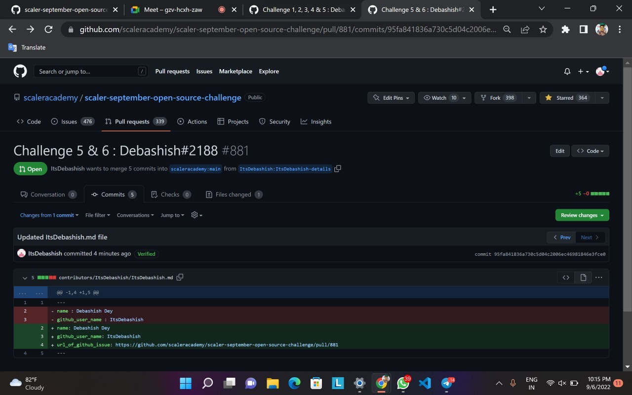 Challenge 1, 2, 3, 4, 5, 6, 7, 8 & 9 : Debashish#2188 · Issue #148 · scaleracademy/scaler ...