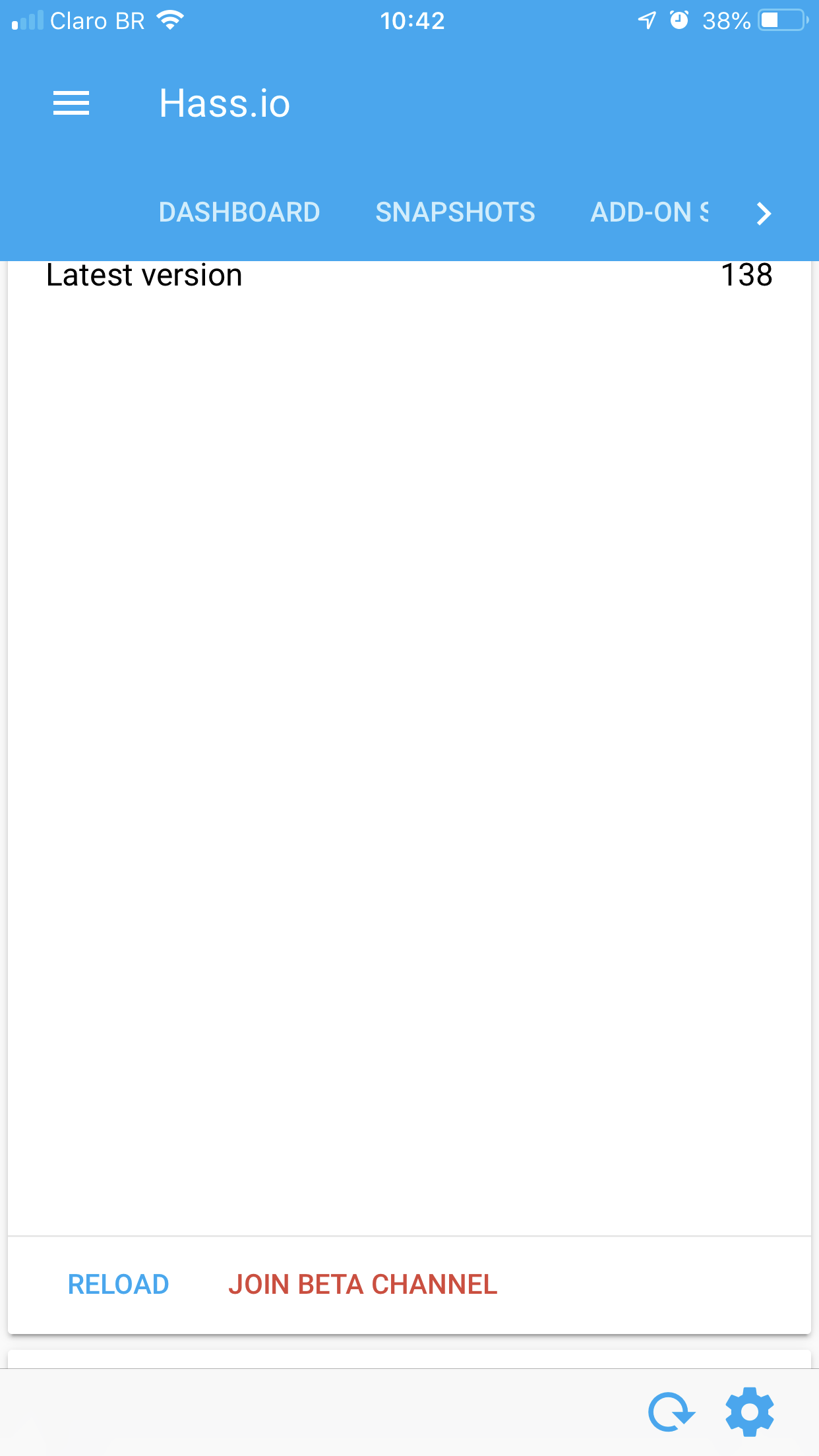 Hassio: System tab cards are expanded to bottom of screen · Issue #1813 · home-assistant ...