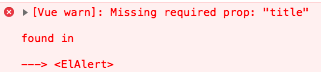 [Bug Report] Using Alert with title slot still warns for missing title prop · Issue #13355 ...