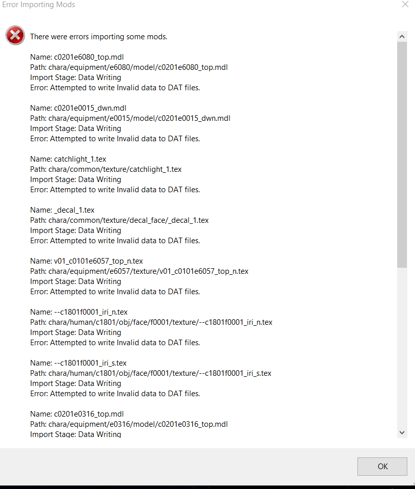 After new patch i forget make backup modpacks but i did after so im getting this Error now ...