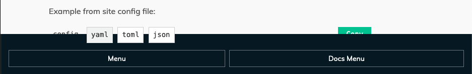 Fix mobile footer getting stacked below .tab-button elements by ...