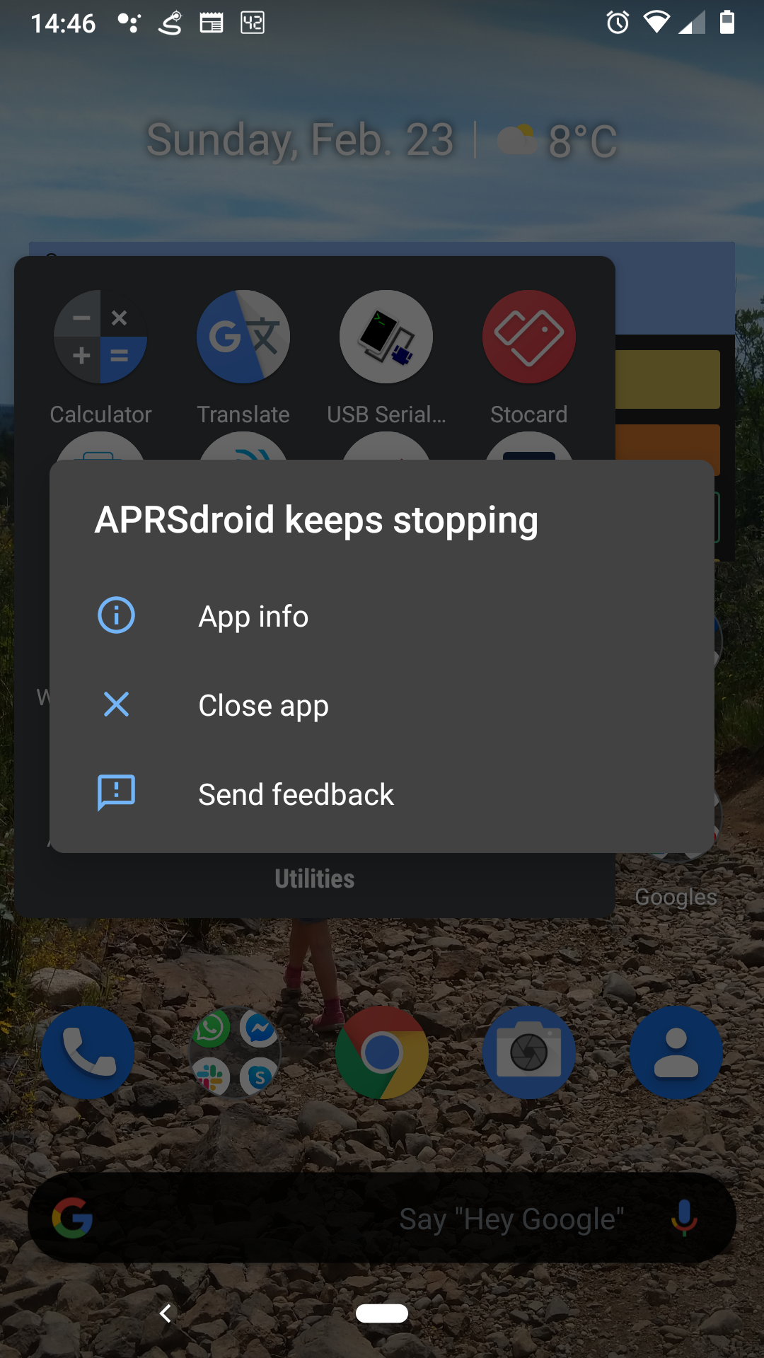 Consistently crashing on Android 10 · Issue #256 · ge0rg/aprsdroid · GitHub