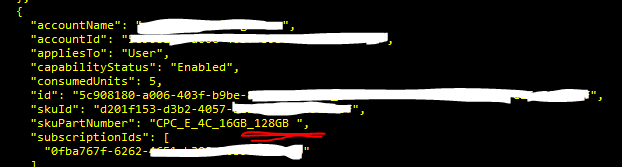 Get-MgSubscribedSku outputs a SkuPartNumber with extra characters · Issue #2323 · microsoftgraph ...