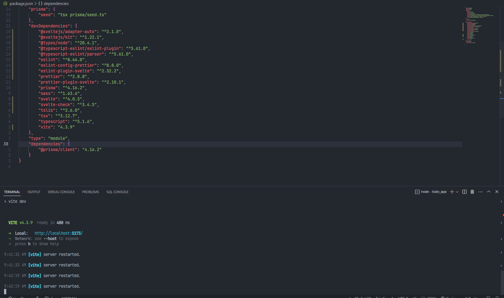 Vite V4 4 0 Restart Dev Server Crashed By Sveltejs Kit Vite Plugin · Issue 10349