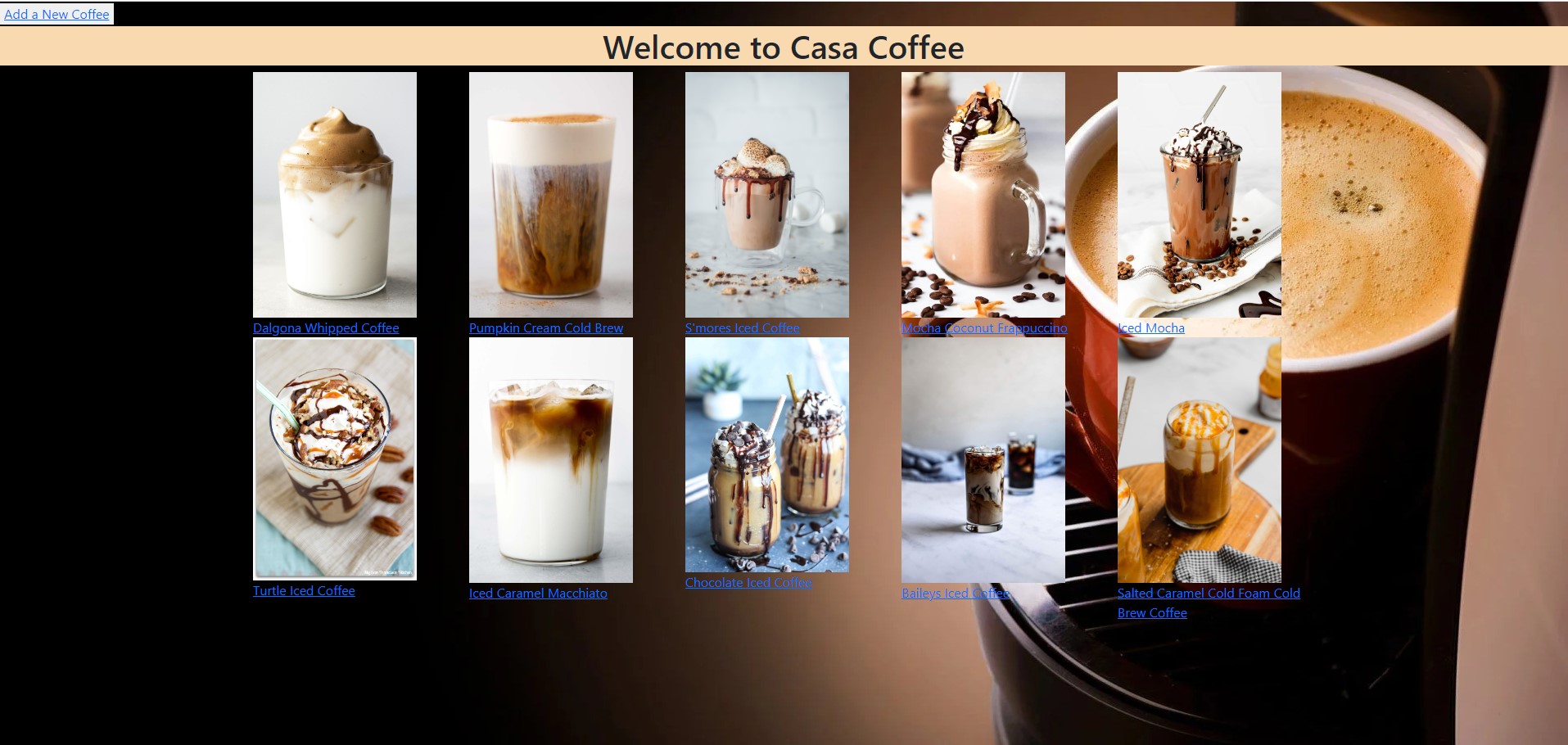 GitHub - brittmyar/Casa-Coffee