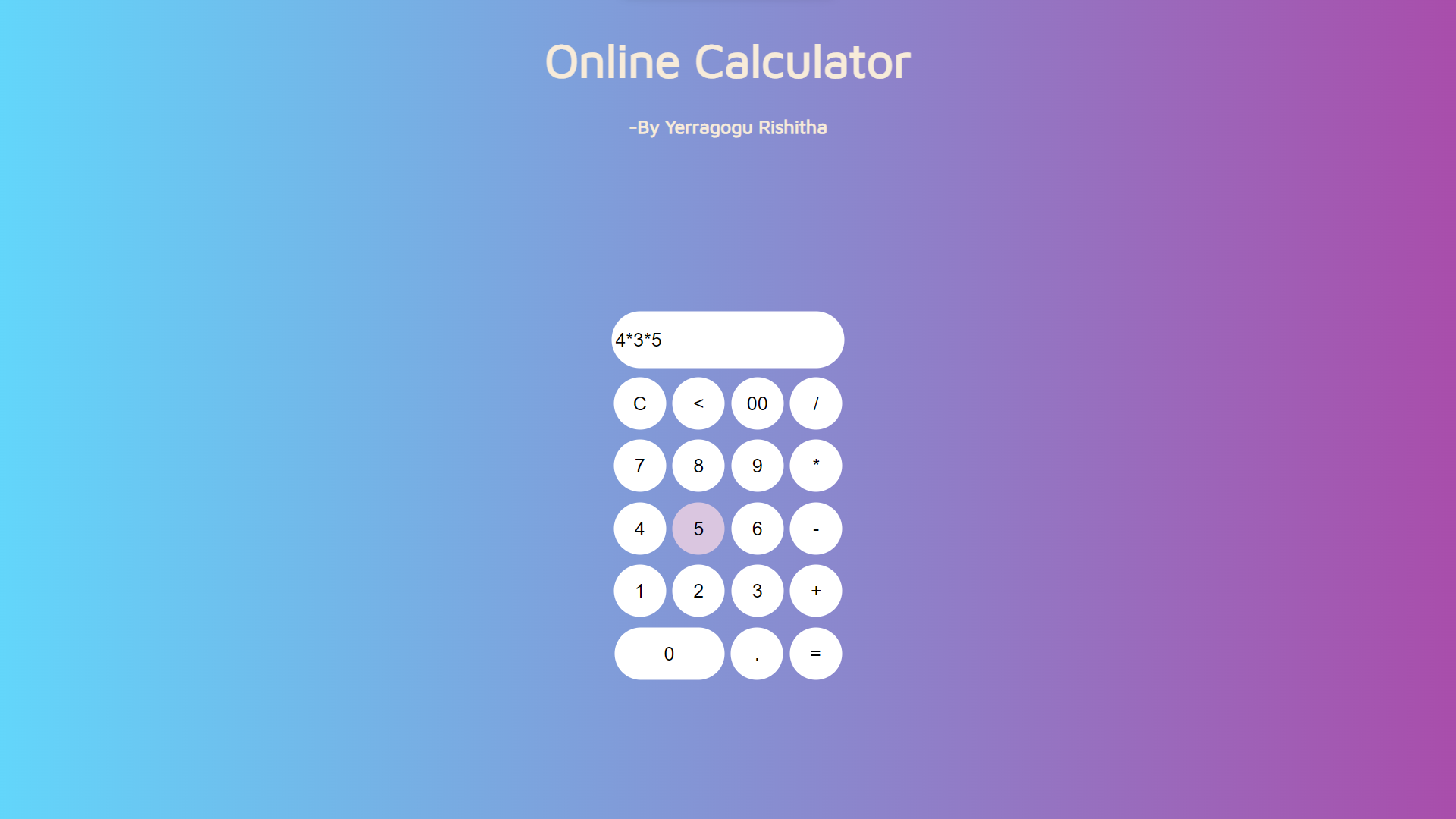 GitHub - rishi2802/calculator