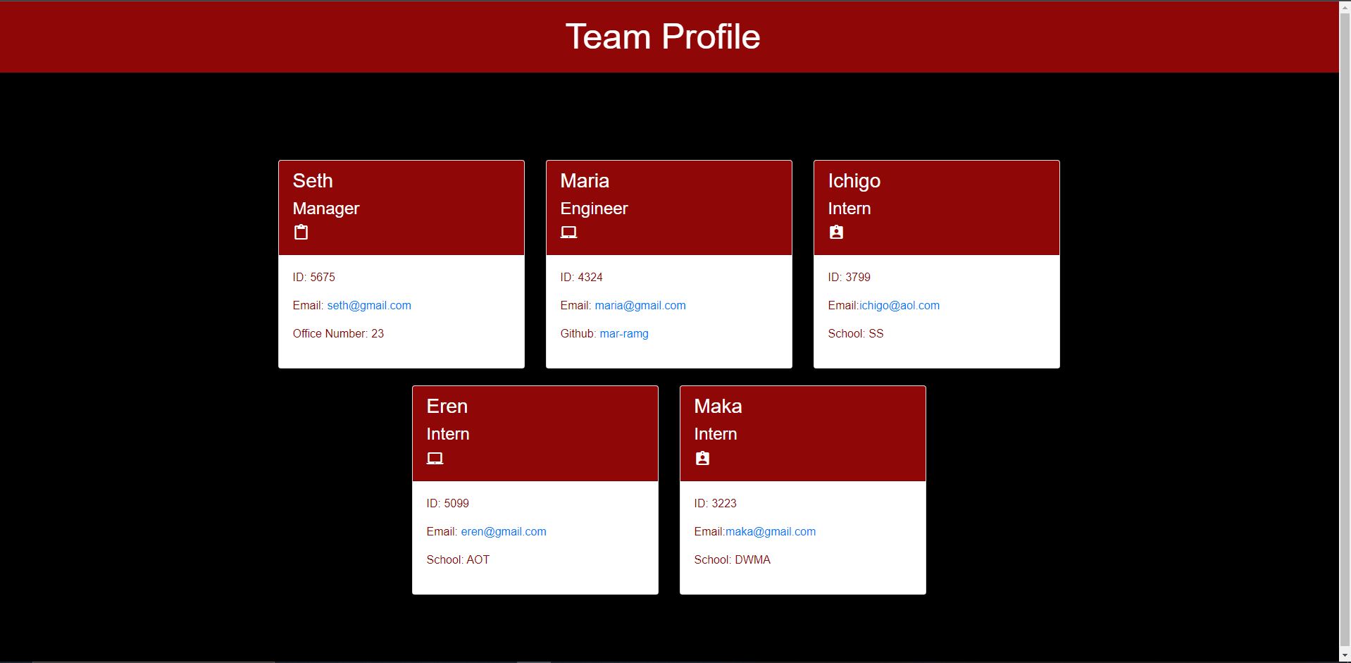 GitHub - mar-ramg/Software-Engineering-Team-Profile-Generator