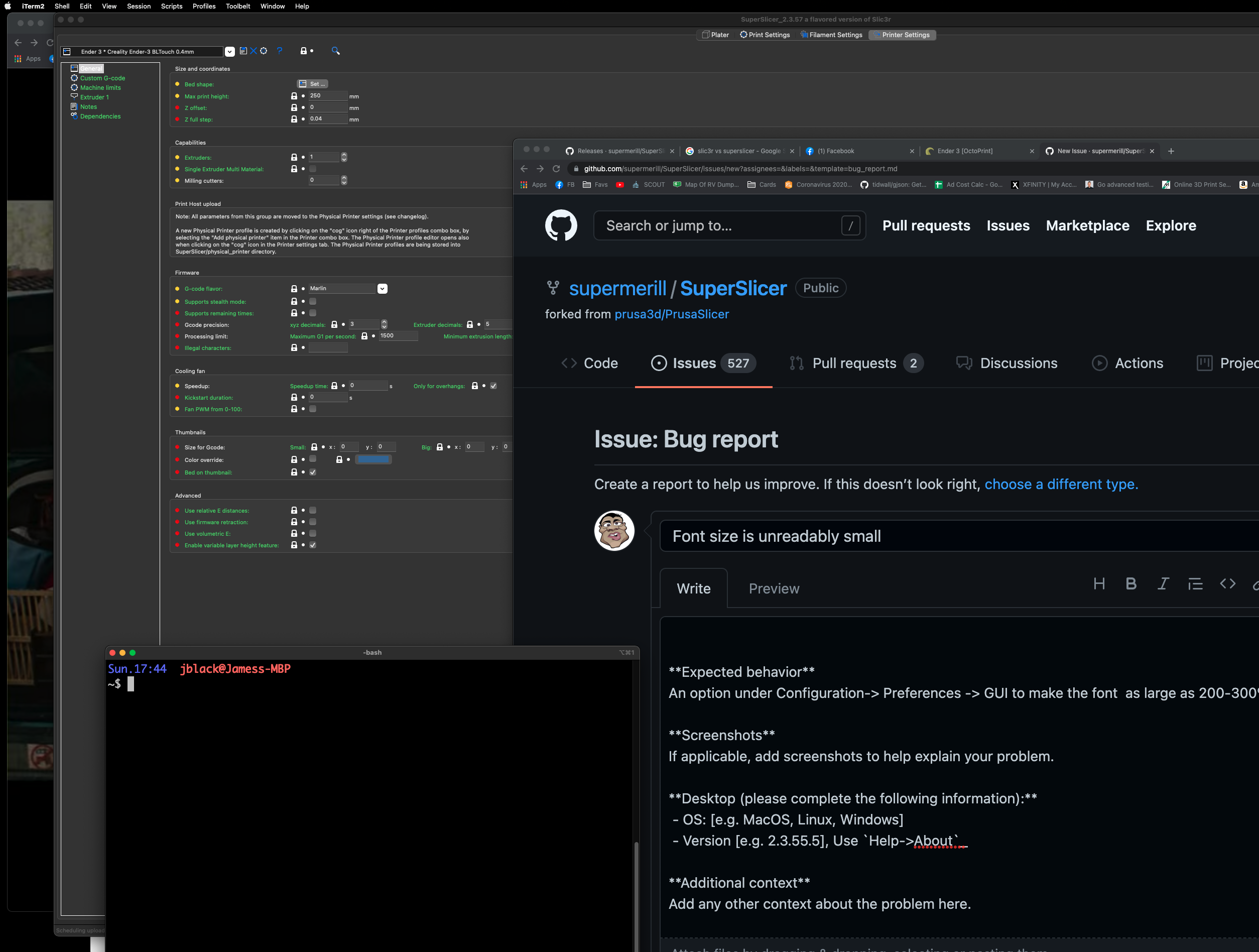 Font size is unreadably small · Issue #1698 · supermerill/SuperSlicer · GitHub