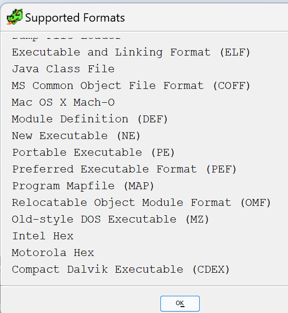 "Add to program" only allows importing raw binary · Issue #5739 · NationalSecurityAgency/ghidra ...