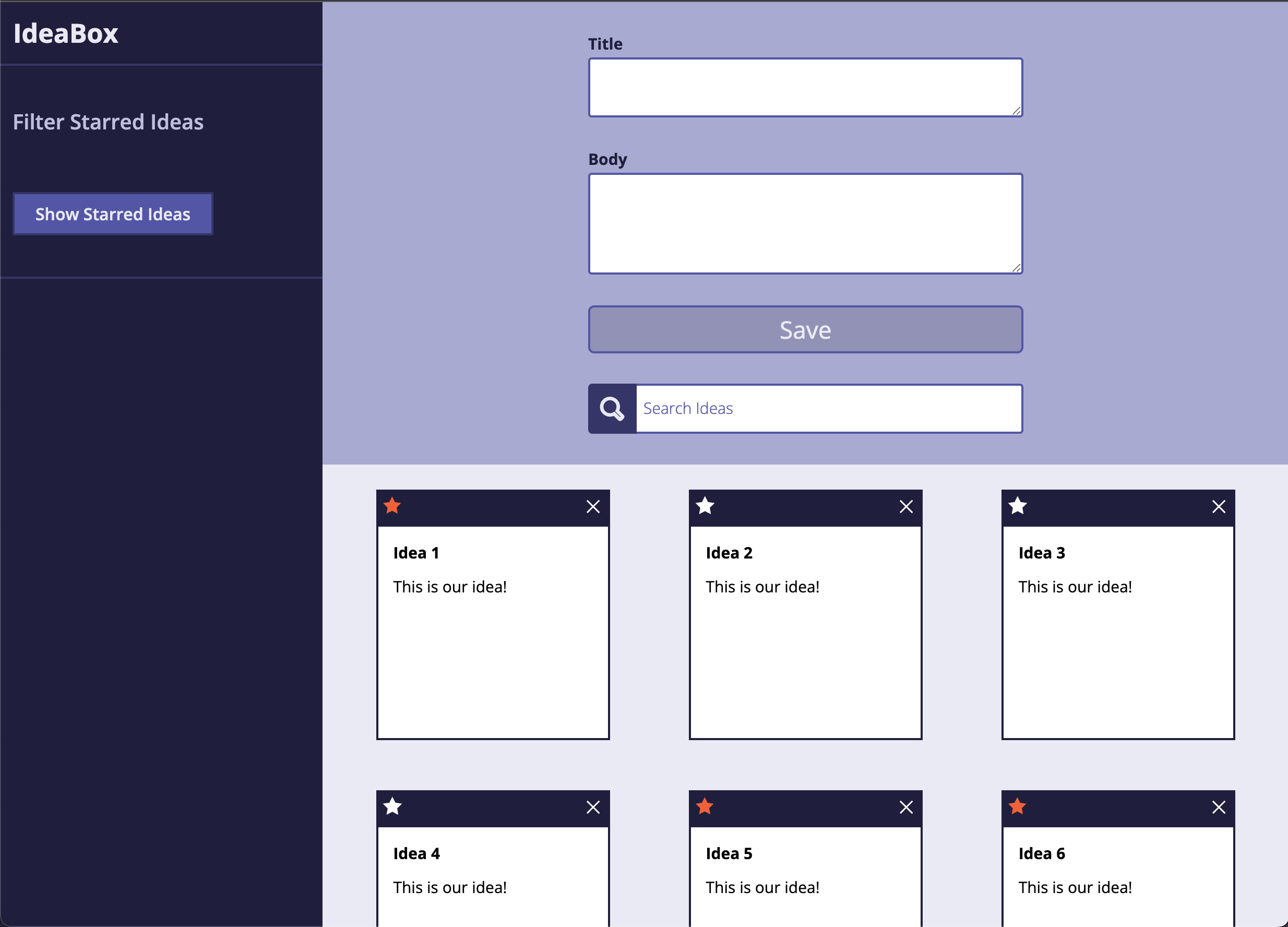 GitHub - KarrarQ/idea-Box
