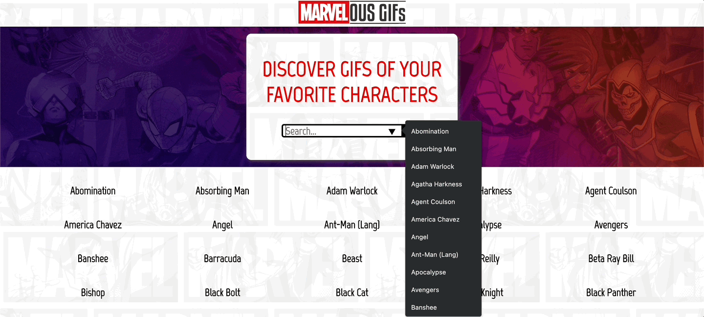 GitHub - MRowan121/MarvelousGifs