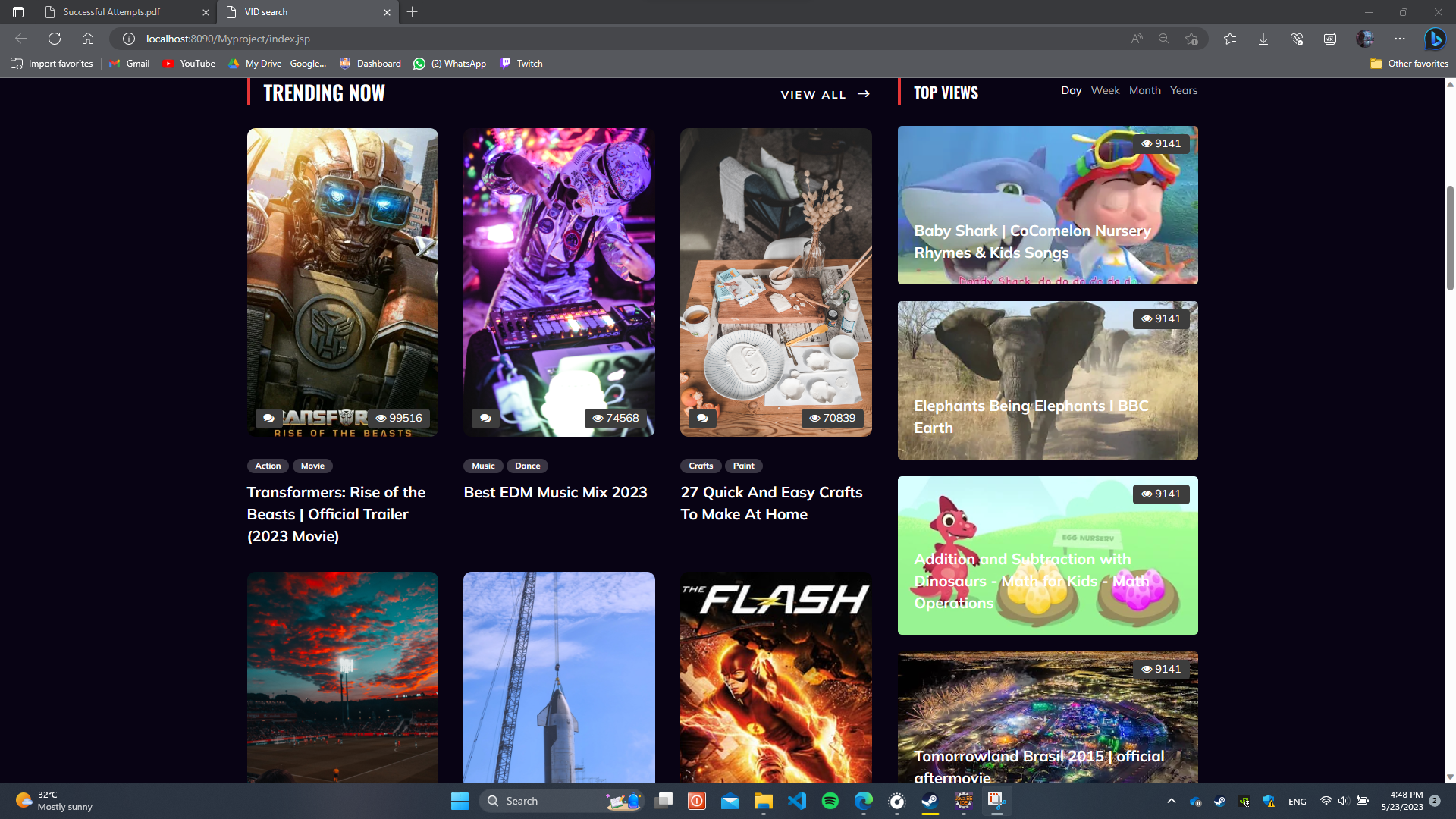 GitHub - Rayan-Weragala/OOP-Project: Java MVC Video Browsing System with User-Uploaded Content ...