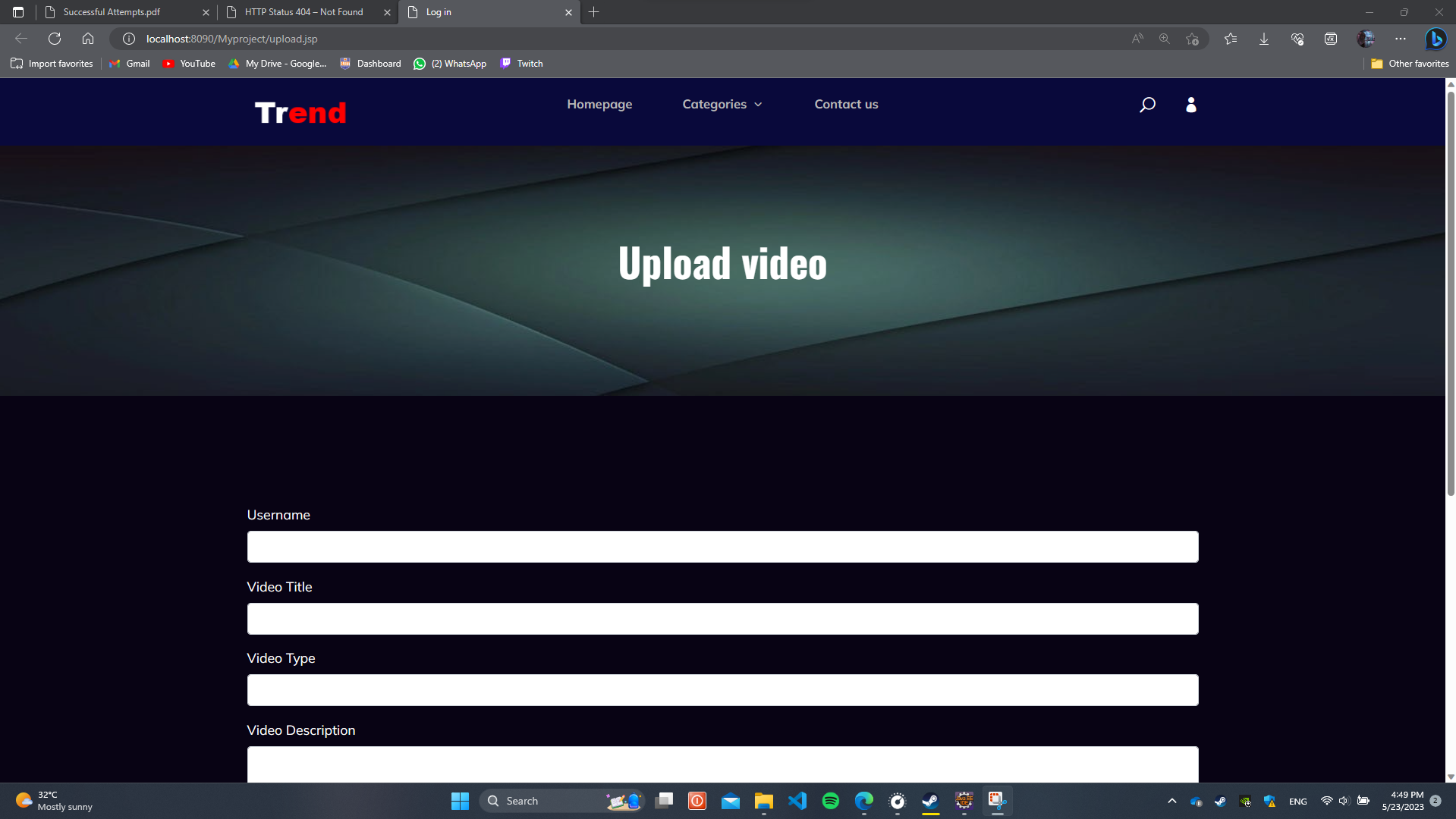 GitHub - Rayan-Weragala/OOP-Project: Java MVC Video Browsing System with User-Uploaded Content ...