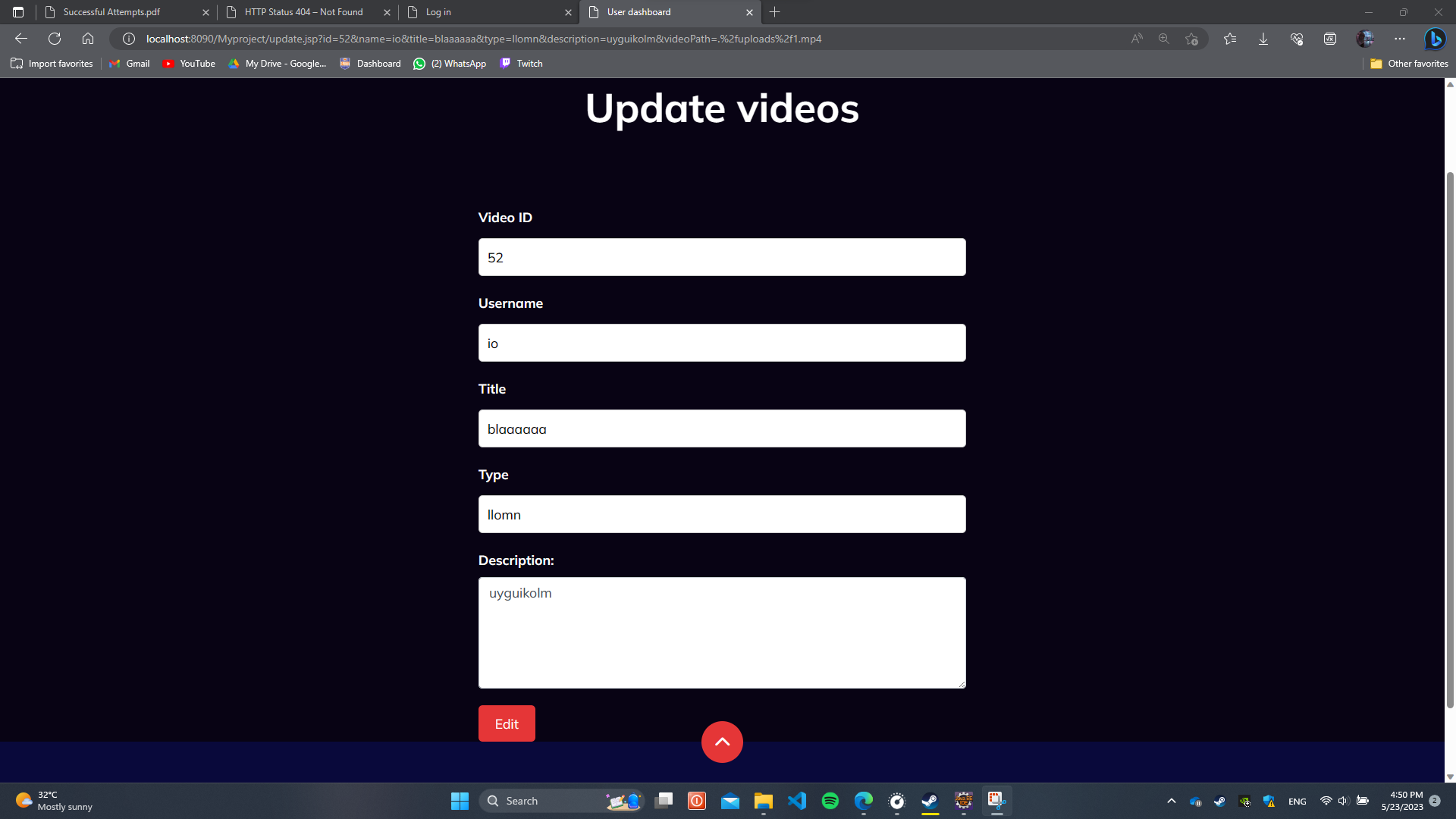 GitHub - Rayan-Weragala/OOP-Project: Java MVC Video Browsing System with User-Uploaded Content ...