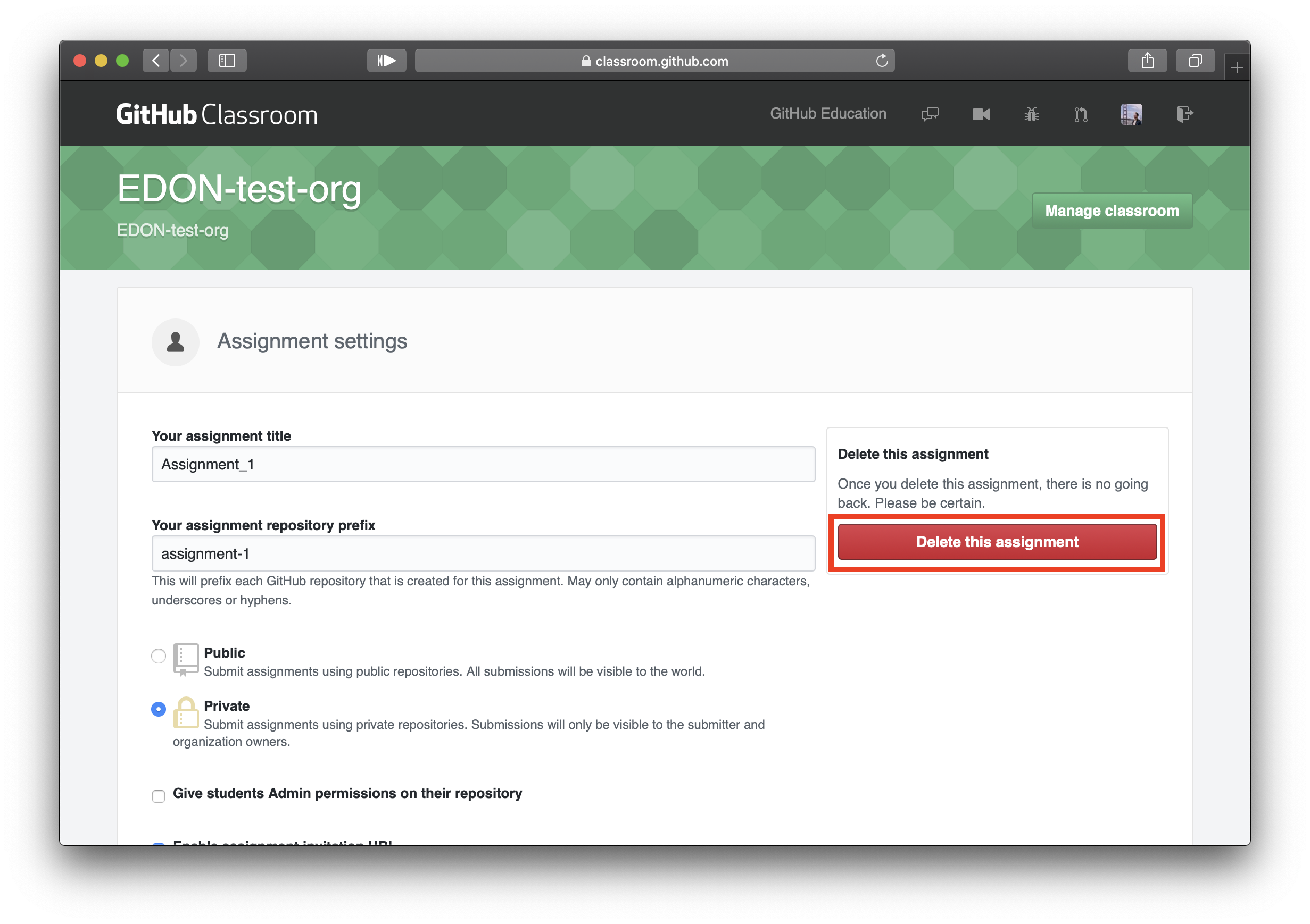 Deleting Student repository · Issue #1764 · github-education-resources/classroom · GitHub