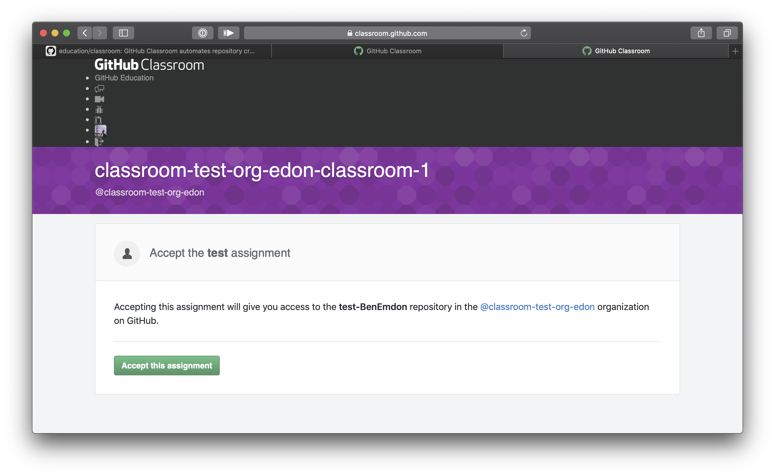 Site navigation CSS broken for assignment acceptance · Issue #1830 ...