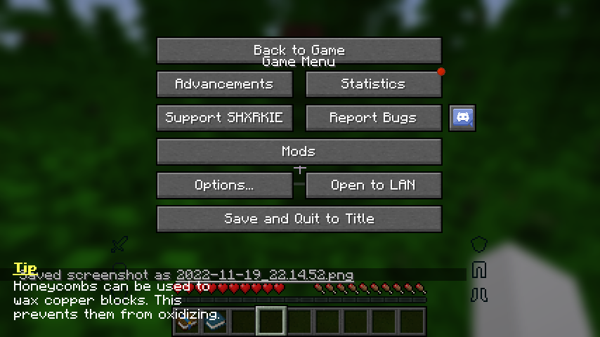 when not maximized it has a minor visual bug · Issue #869 · LunaPixelStudios/Better-MC · GitHub