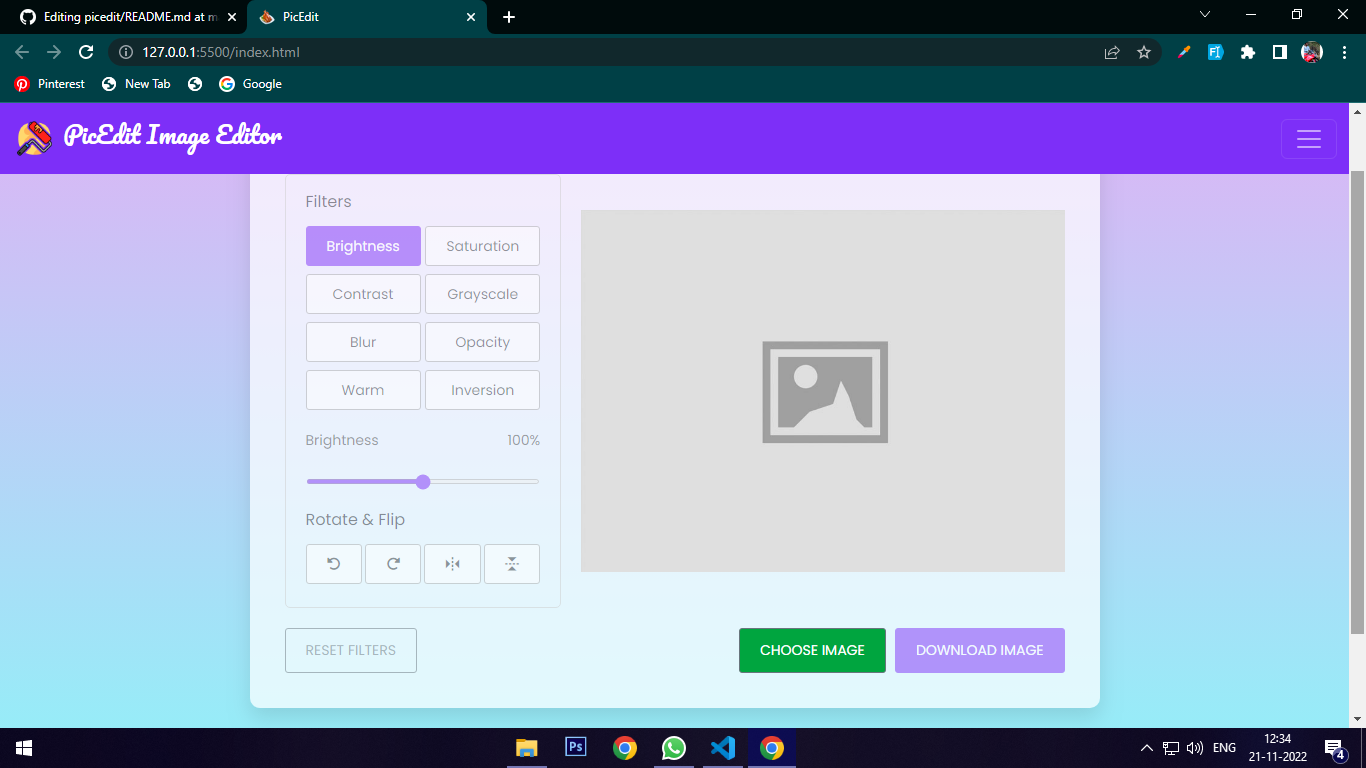 GitHub - wolfofweb/picedit: Photo Editor Project made using HTML, CSS ... GitHub - wolfofweb/picedit: Photo Editor Project made using HTML, CSS ...