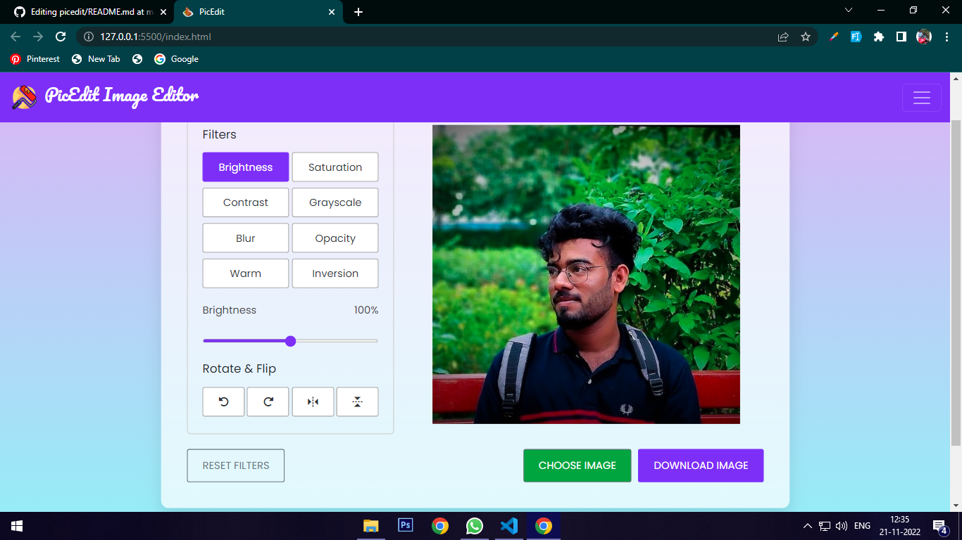 GitHub - wolfofweb/picedit: Photo Editor Project made using HTML, CSS ... GitHub - wolfofweb/picedit: Photo Editor Project made using HTML, CSS ...