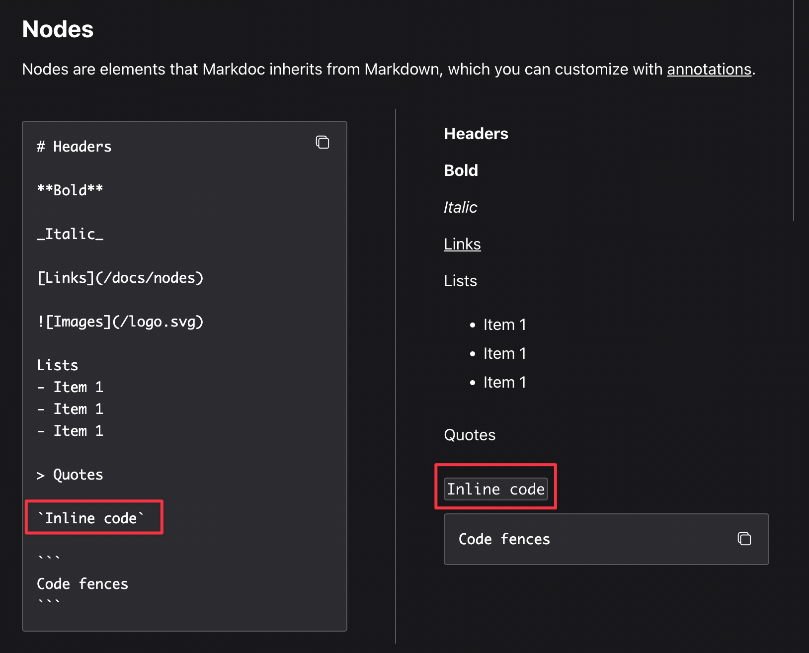 How To Update Formatting Of Inline Code Block With Tailwind Css · Markdoc Markdoc · Discussion