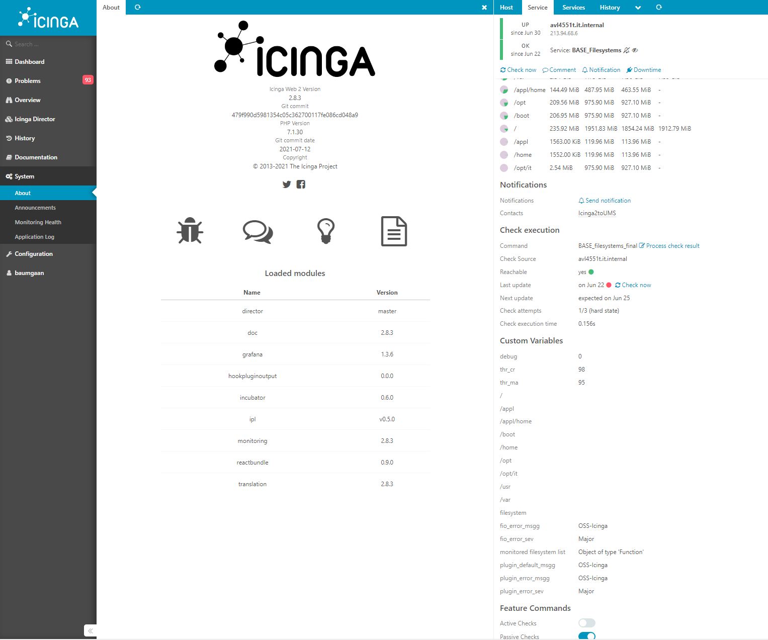 display Custom Variables containing dictionary is flattened / broken · Issue #4447 · Icinga ...