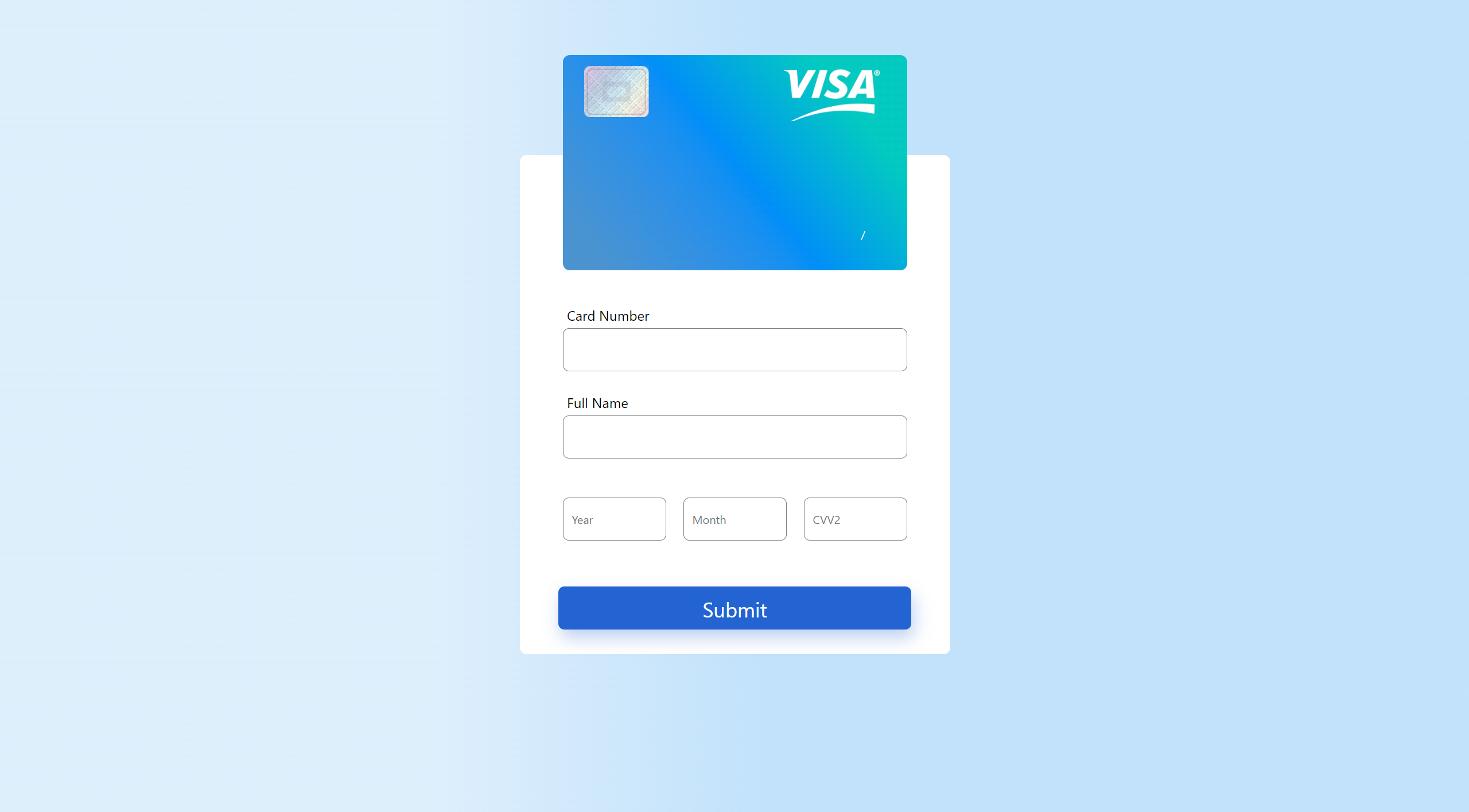 GitHub - Amir-Yadavar/Bank-card-mini-exercise: mini-exercise