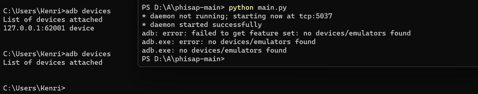 Adb Error Failed To Get Feature Set Device Offline · Issue 61 · Kvarenznphisap · Github