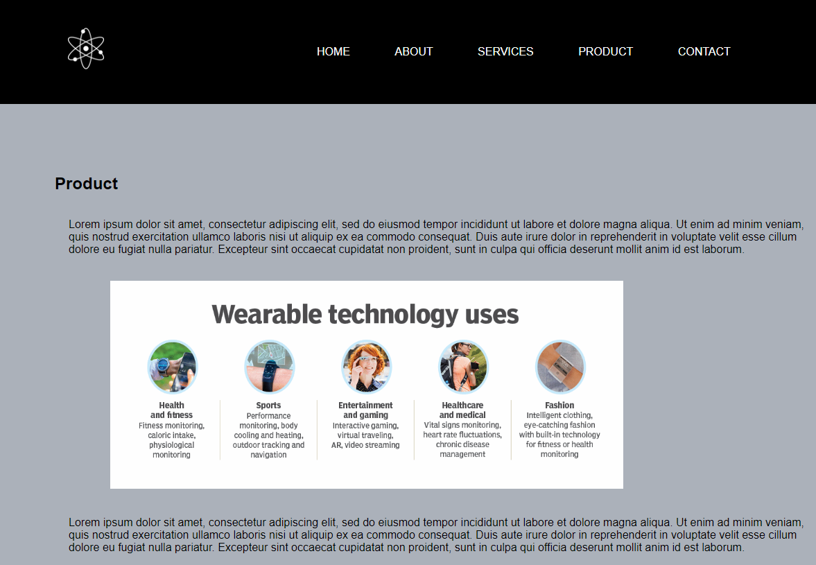 GitHub - HenricoPi-WebDesign/Tec-Wear: A website template with single auto paging links.